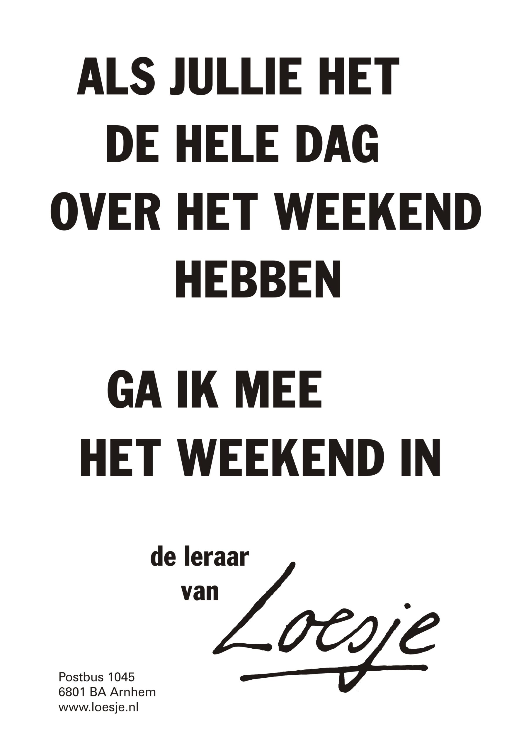 examen opeens heb je het ik word conducteur - Loesje