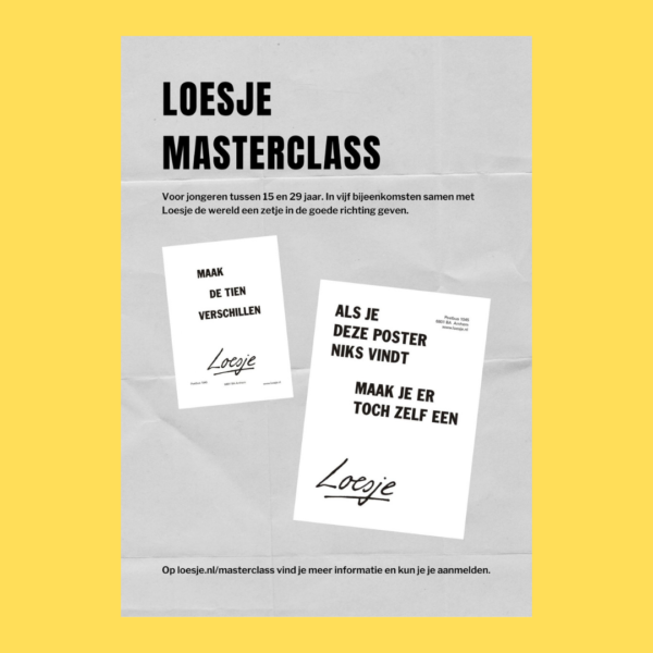 Loesje masterclass voor jongeren - Loesje