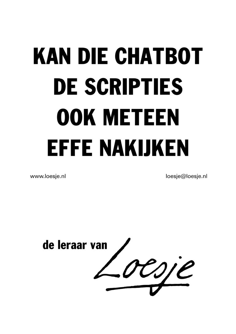 Posters - Loesje