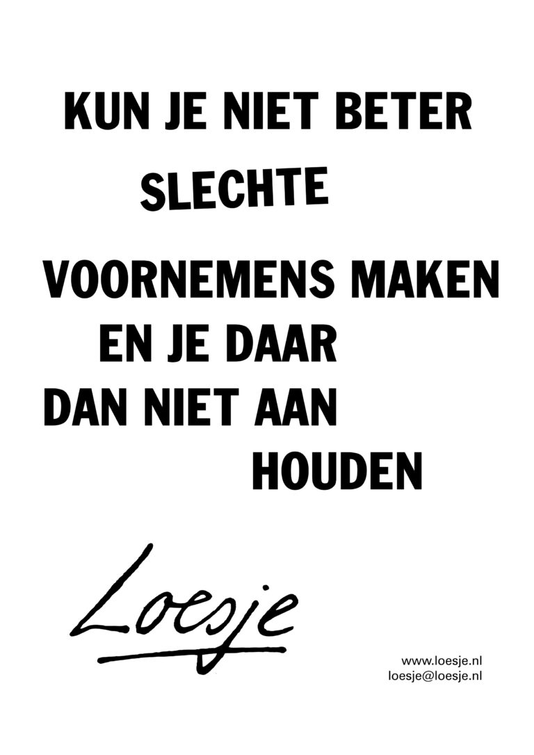 Posters - Loesje