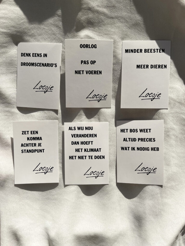 Set stickers van Loesje - Loesje