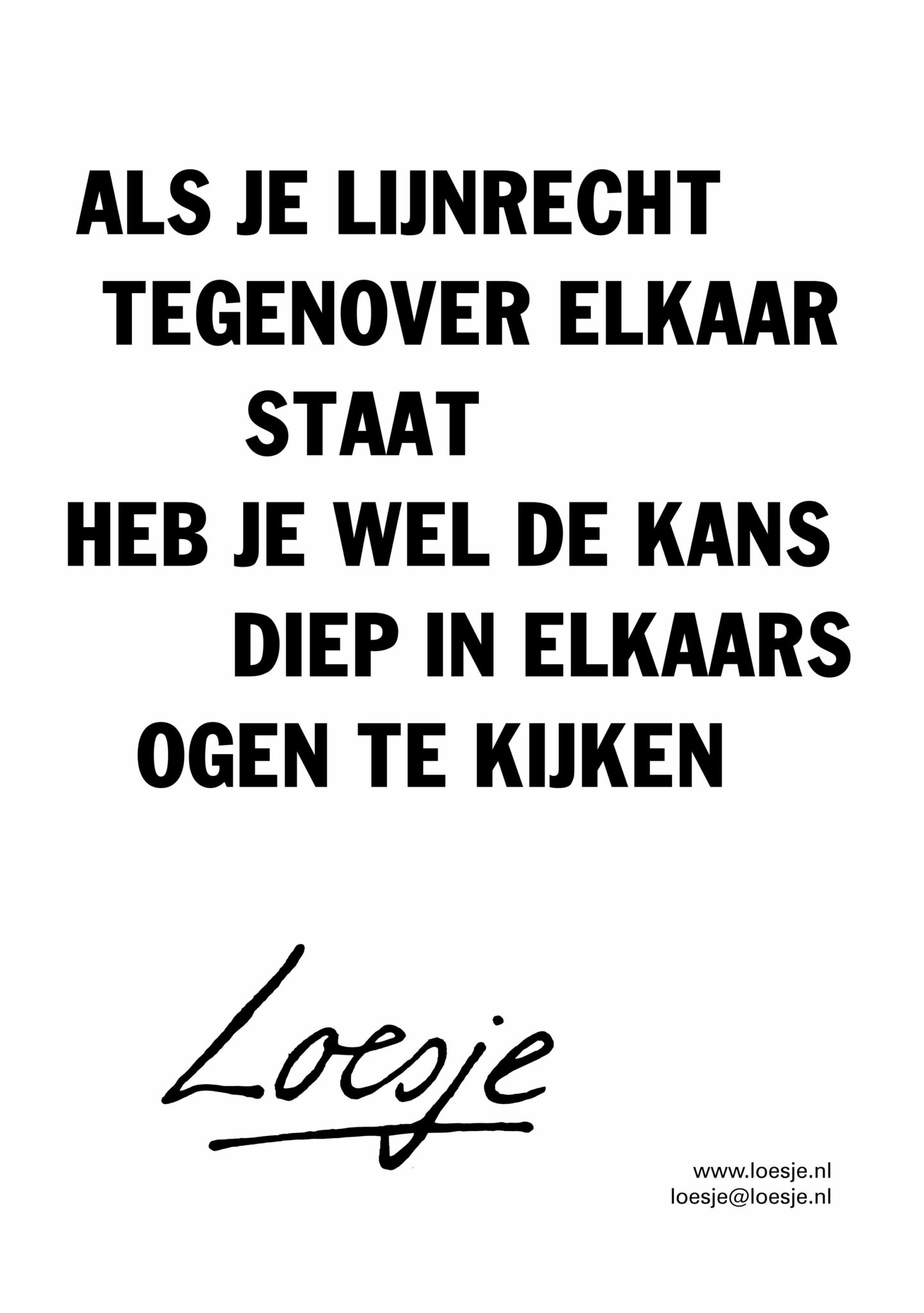 Word lid - Loesje